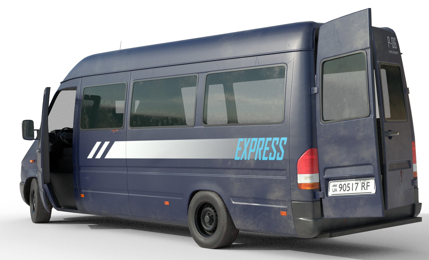 3D Mercedes Benz Sprinter - TurboSquid 1683387