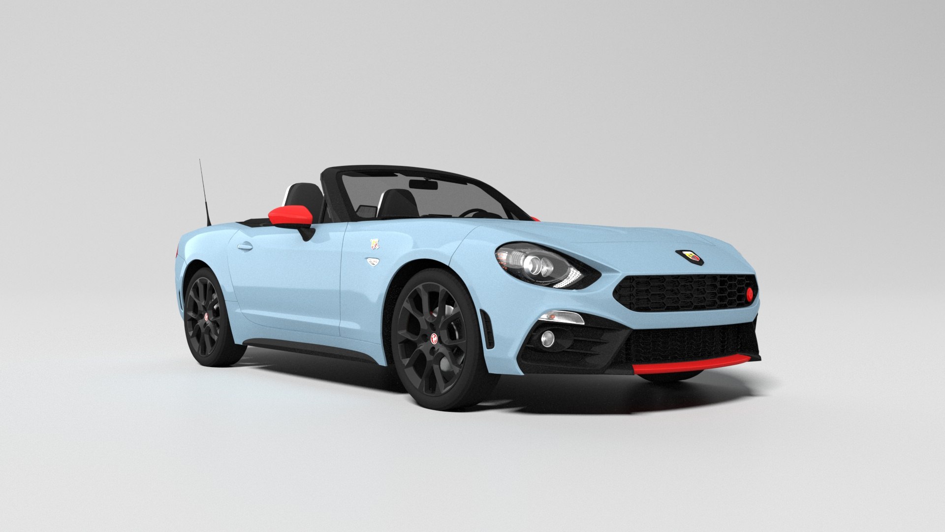 Fiat 124 Spider Abarth 3D - TurboSquid 2325275
