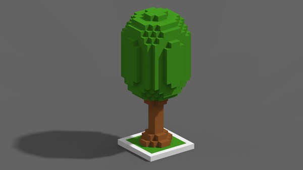 modelo 3d Árbol Voxel - 2 - TurboSquid 1353196