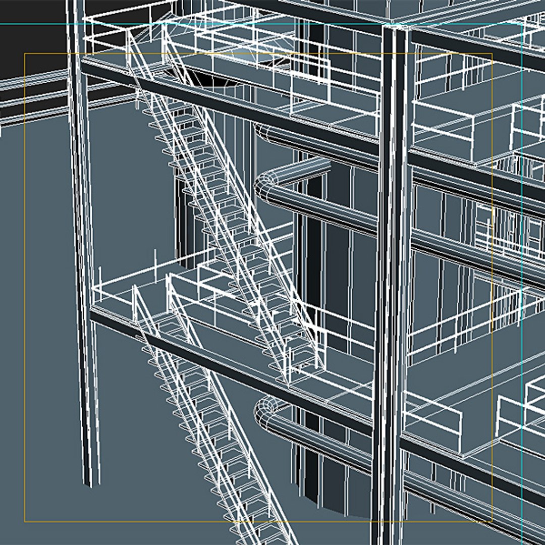 Mobile Offshore Production Units 3d Model