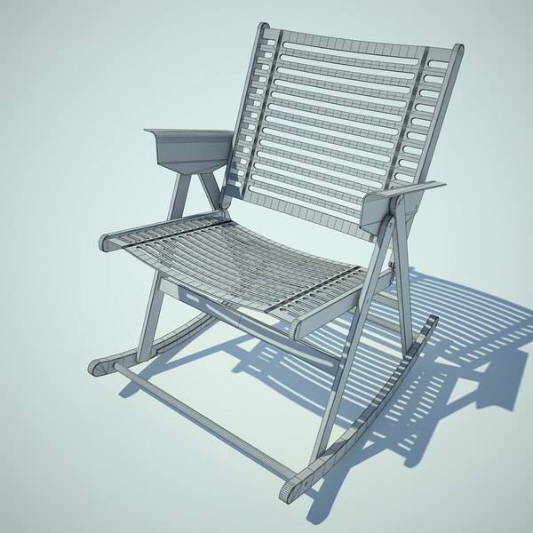 rex rocking chair 3ds