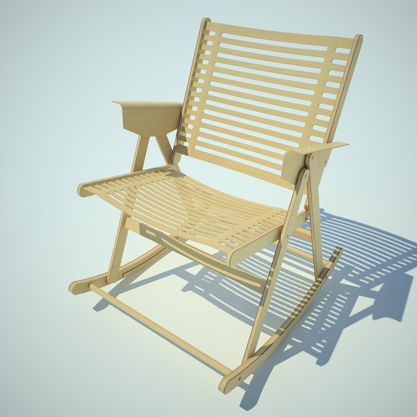 rex rocking chair 3ds