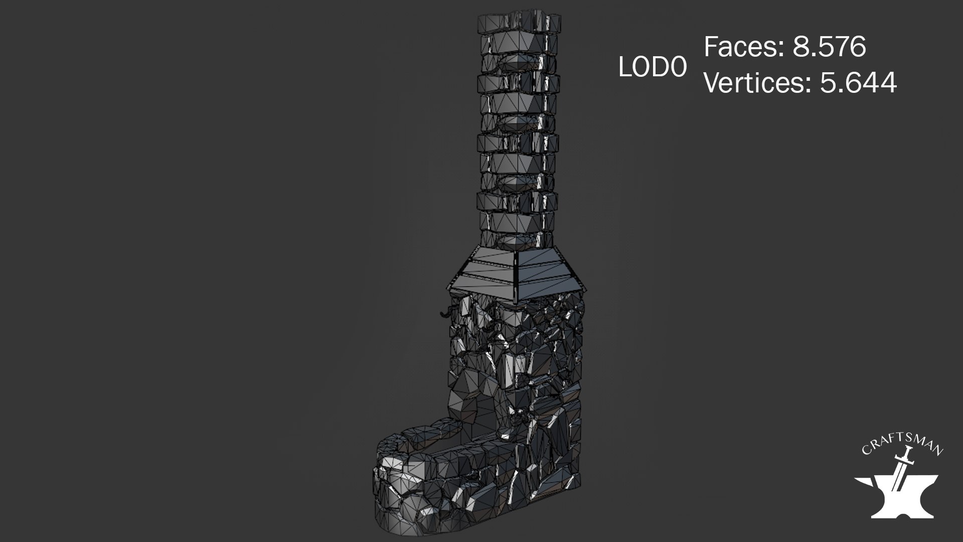 3D Realistic Forge Building - TurboSquid 2053374