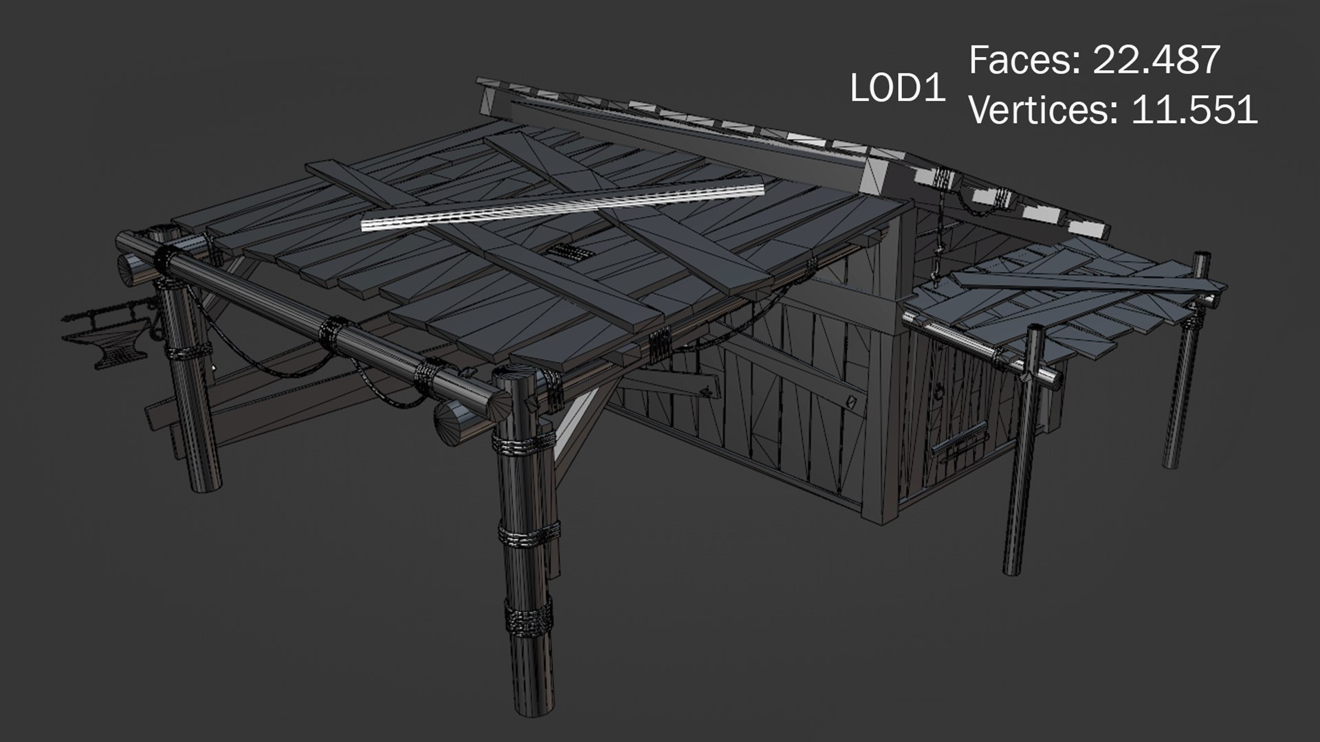 3D Realistic Forge Building - TurboSquid 2053374