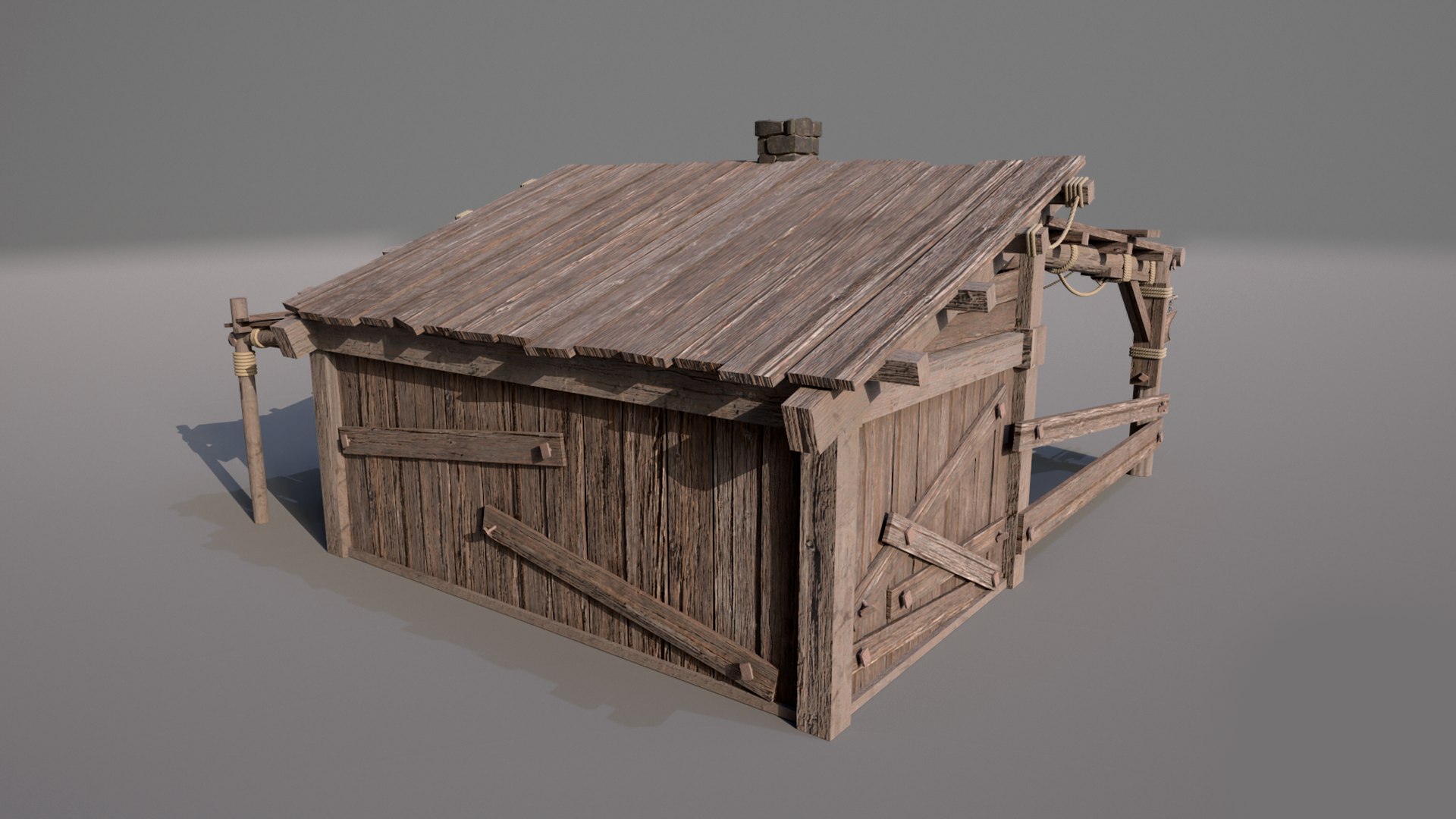 3D Realistic Forge Building - TurboSquid 2053374