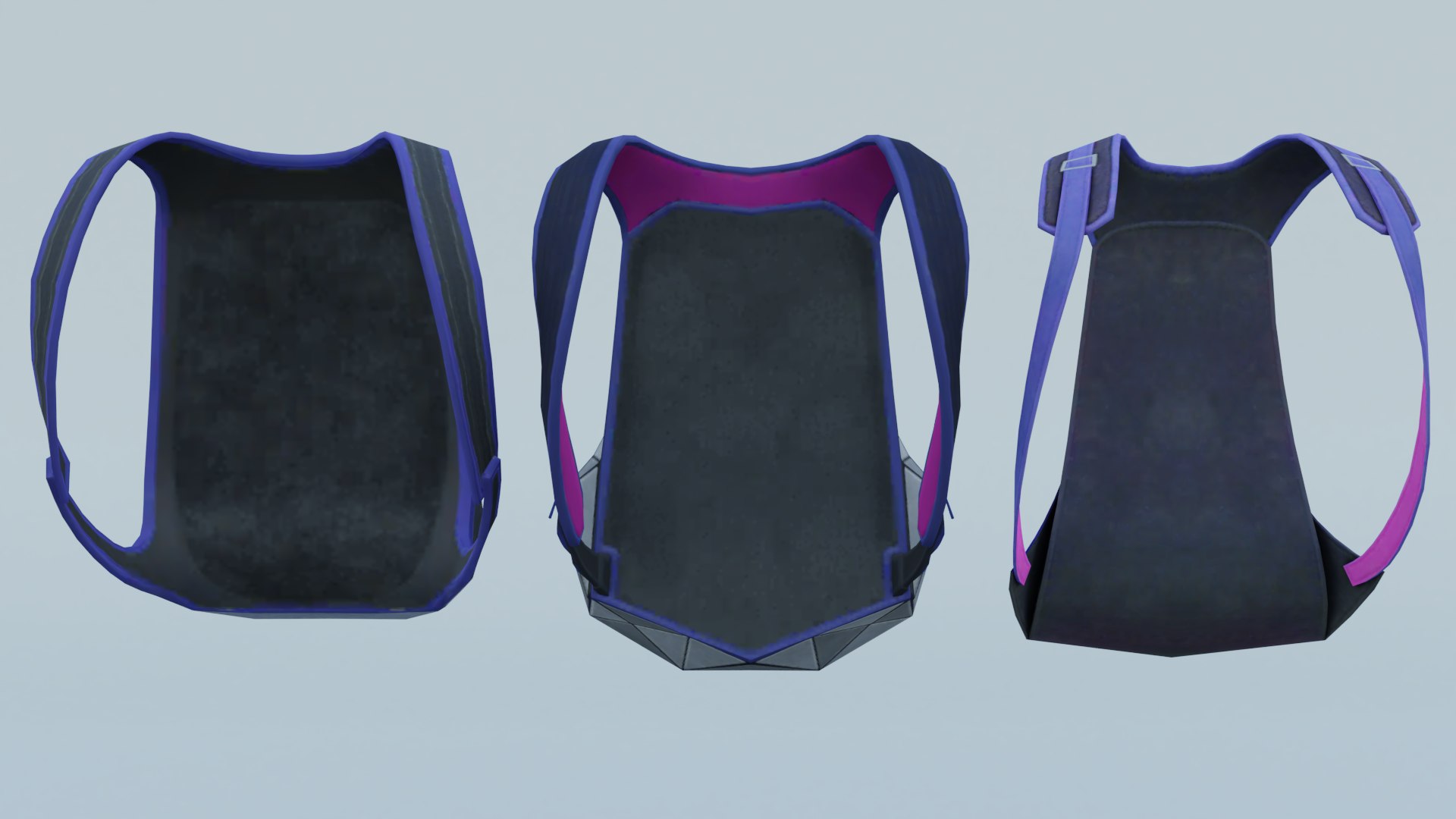 3D Model Bag 3x - Chromatic Brilliance Backpack - TurboSquid 1816195