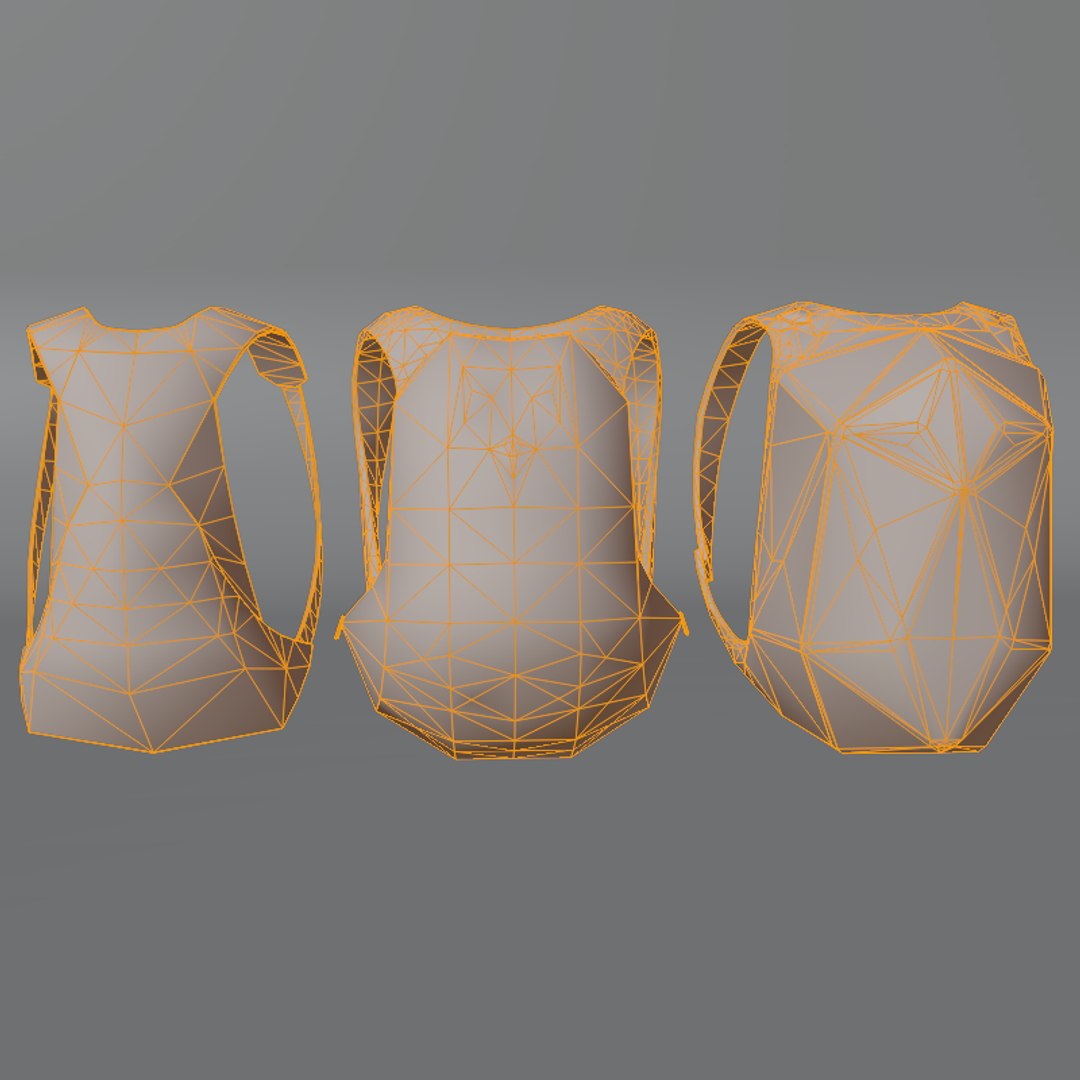 3D Model Bag 3x - Chromatic Brilliance Backpack - TurboSquid 1816195