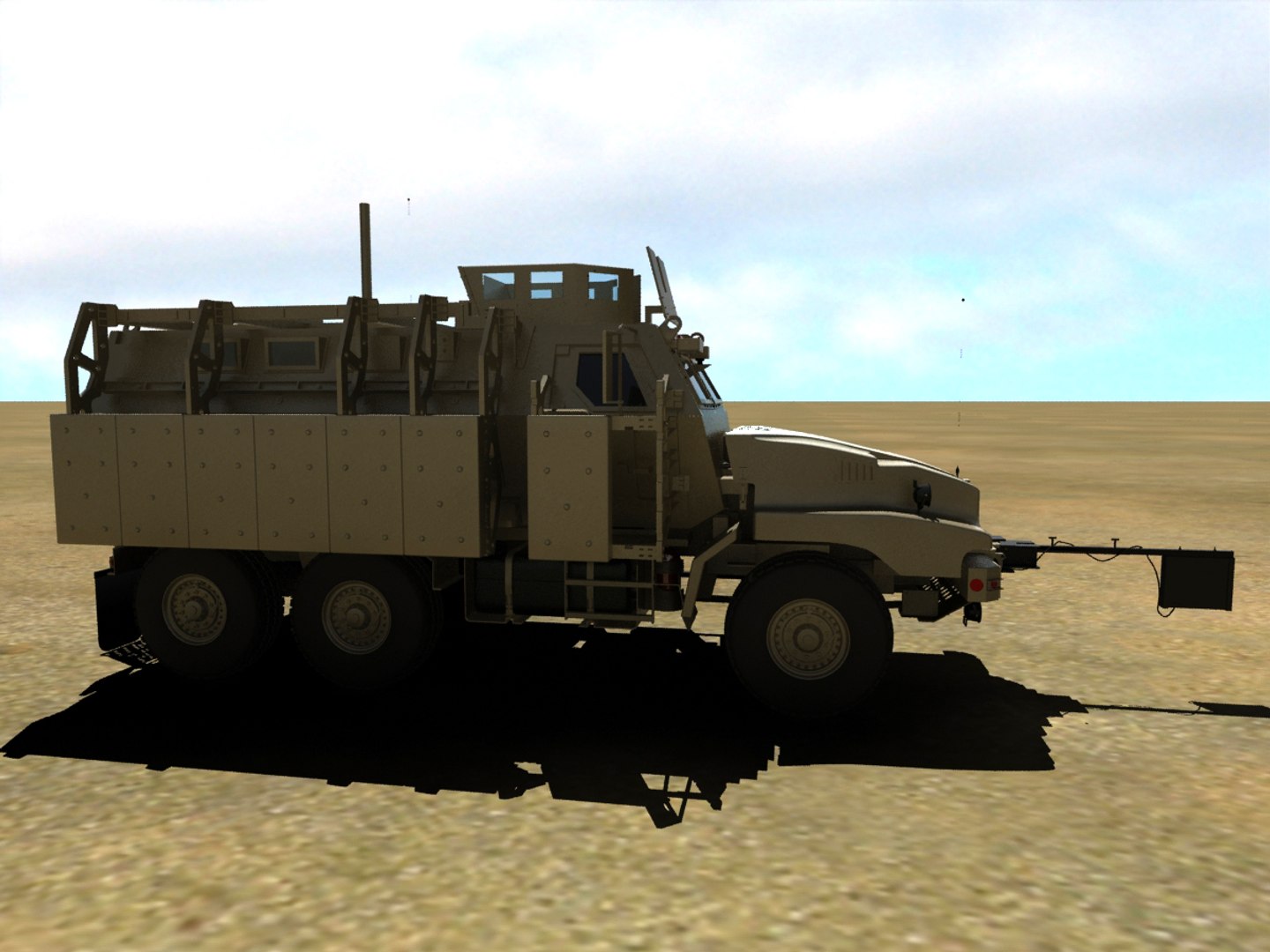 3ds Max Caiman Mrap