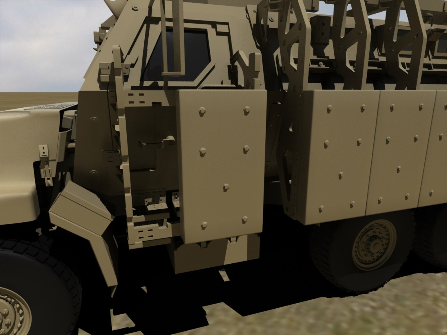 3ds Max Caiman Mrap