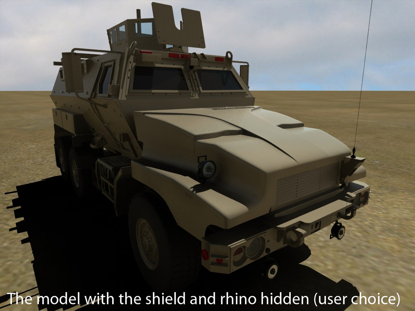 3ds Max Caiman Mrap