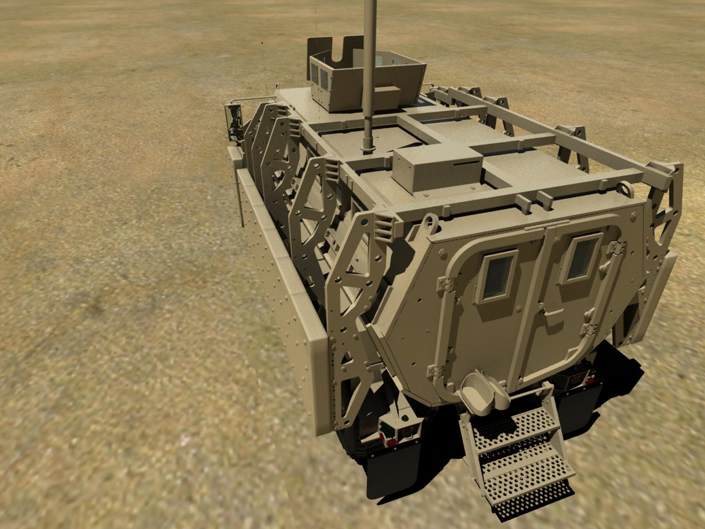 3ds Max Caiman Mrap
