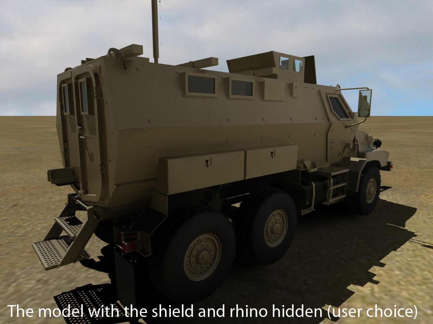 3ds Max Caiman Mrap