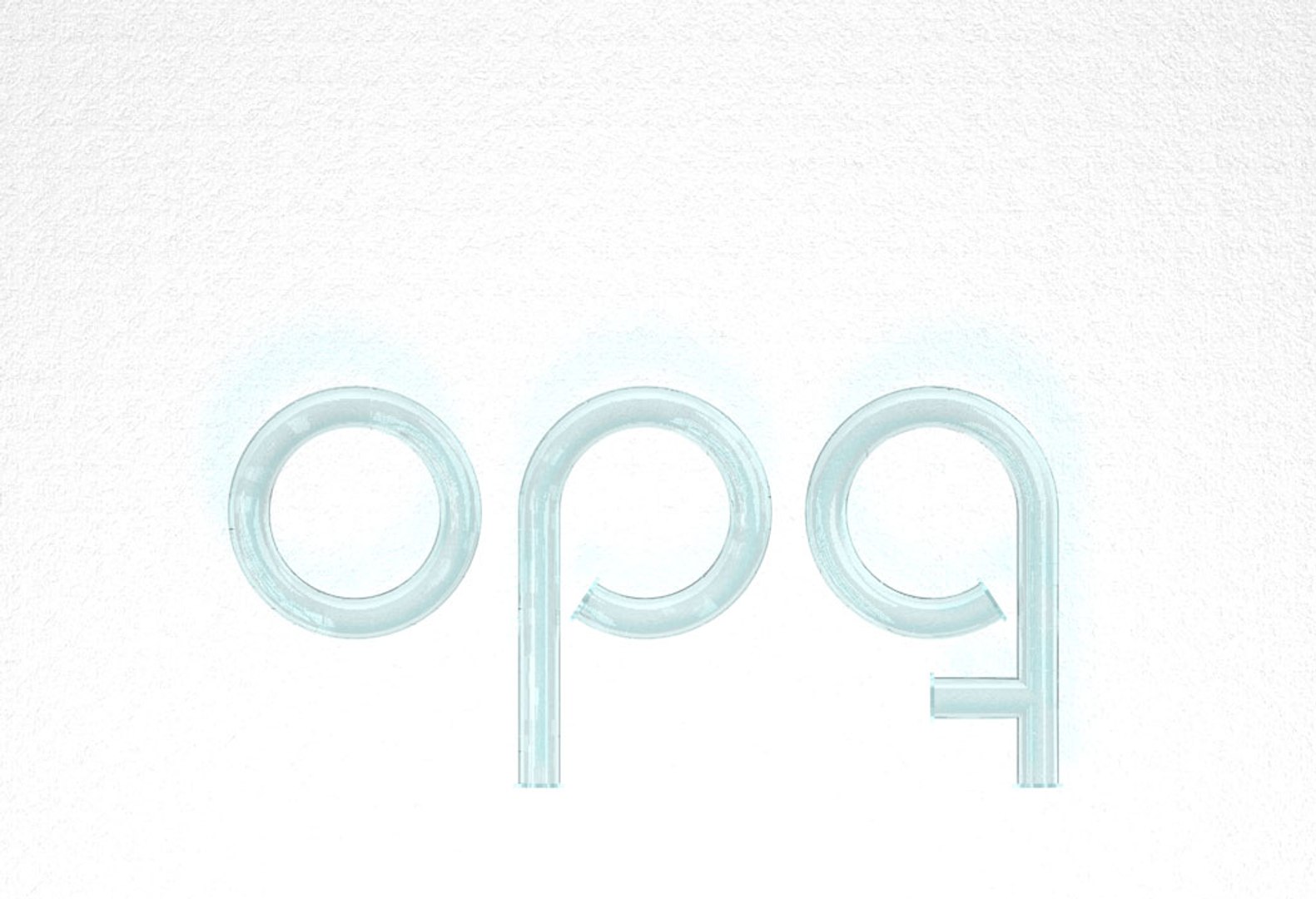Opq Letters Glass Tube Model - TurboSquid 1547152