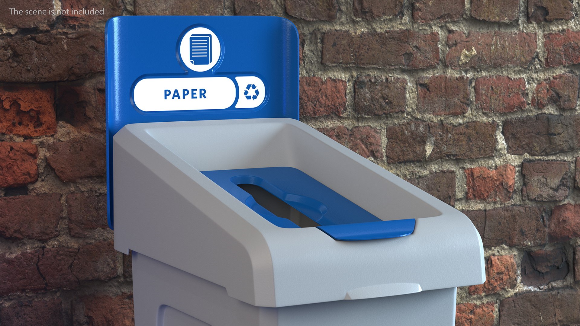 3D Paper Waste Recycling Bin Model - TurboSquid 1807726