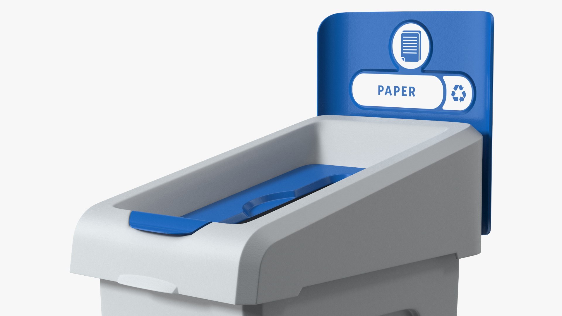 3D Paper Waste Recycling Bin model - TurboSquid 1807726