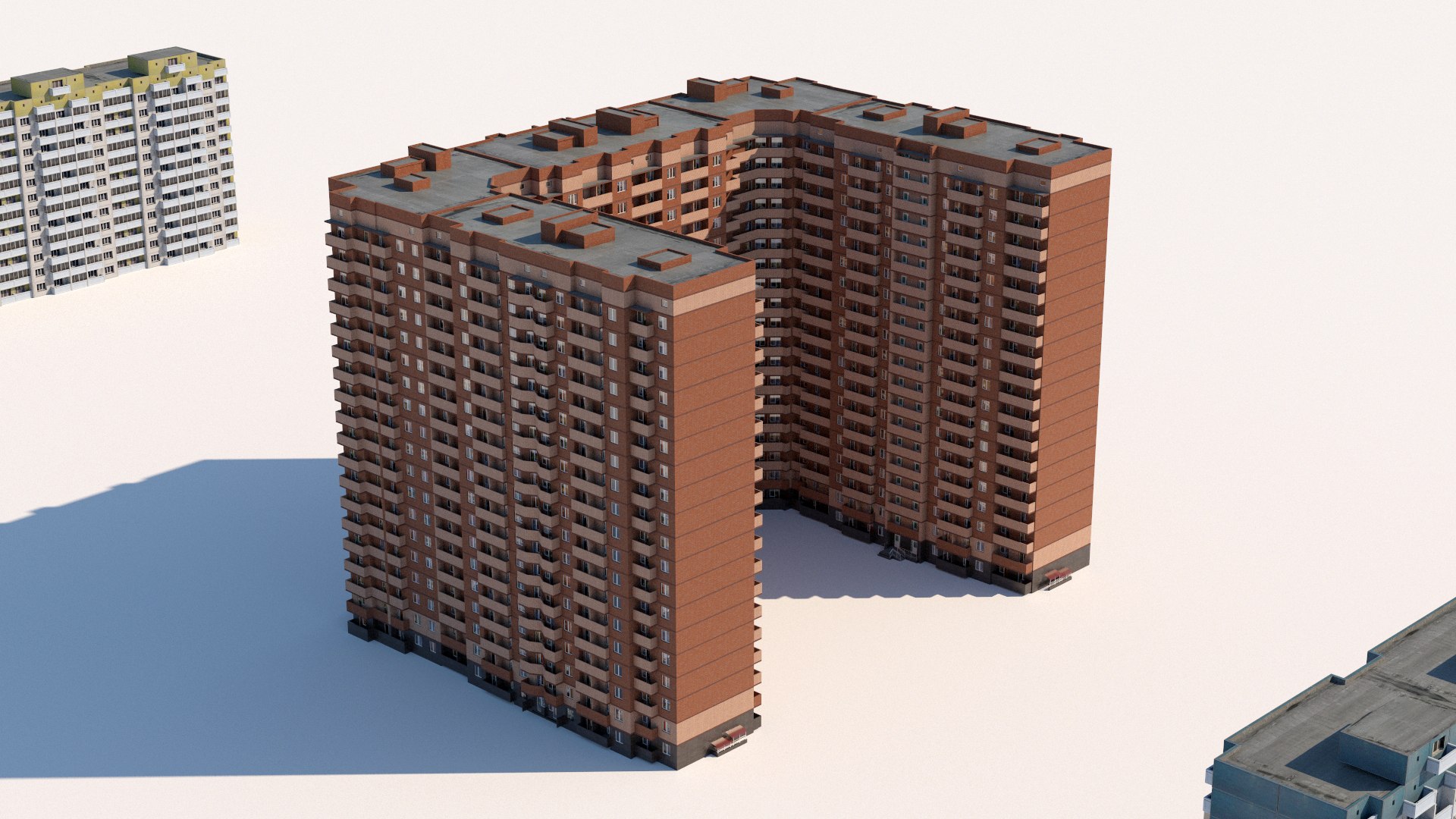 Russian Building Pack Of More Than 30 Buildings 3D Model - TurboSquid ...