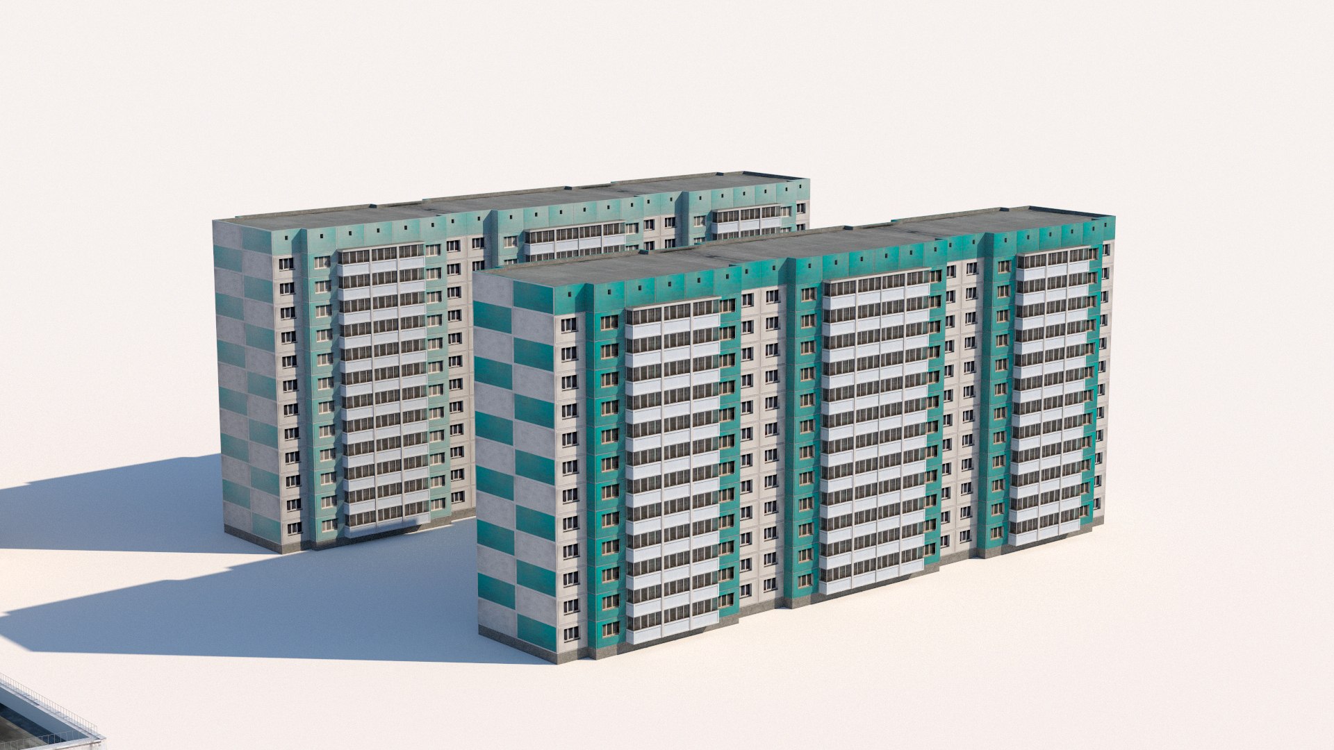 Russian Building Pack of more than 30 buildings 3D model - TurboSquid ...