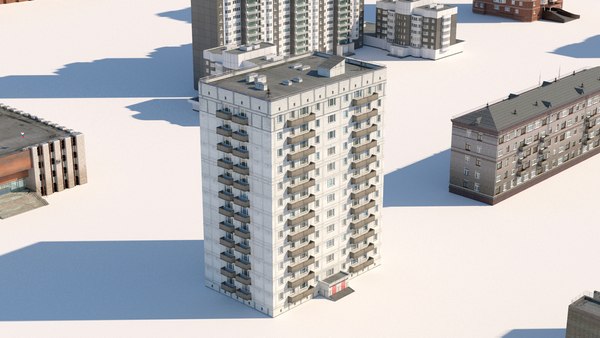 3D модель Русский Building Pack из более чем 30 зданий - TurboSquid 1745934