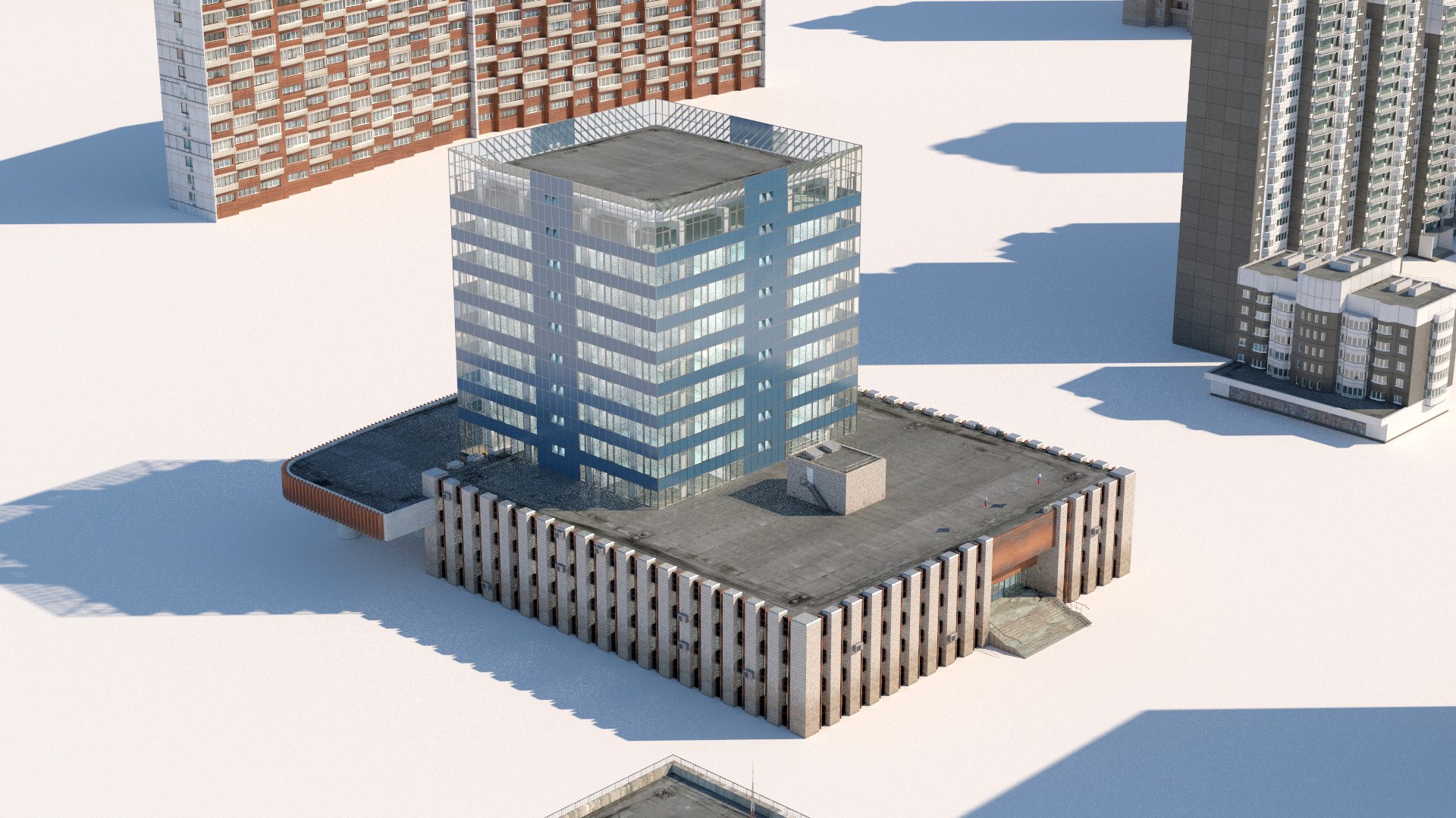 Russian Building Pack Of More Than 30 Buildings 3D Model - TurboSquid ...