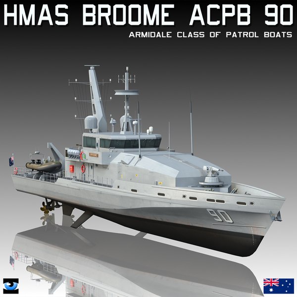 3D model hmas broome acpb 90 - TurboSquid 1254481