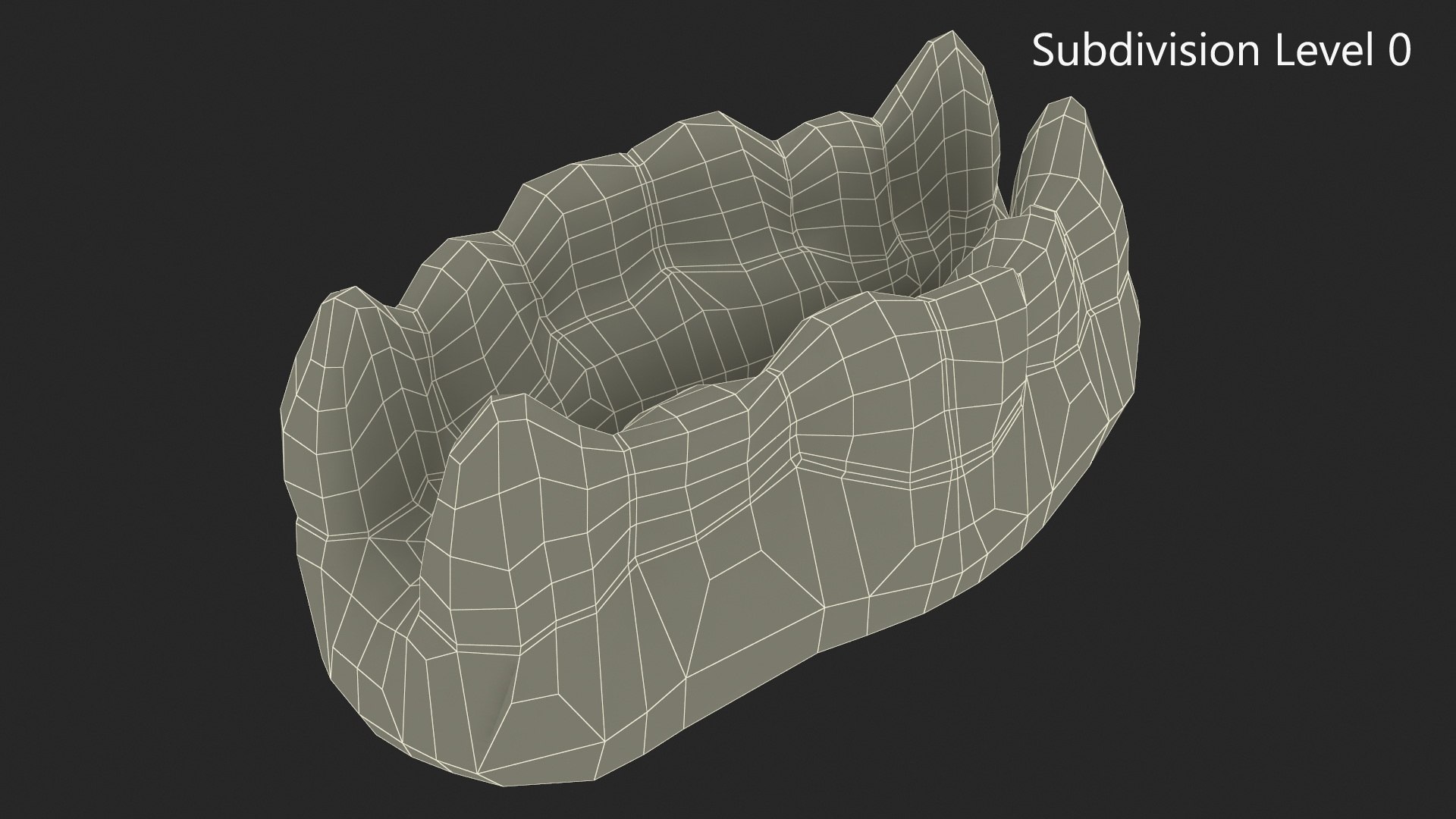 Chewing Gummy Double Teeth Candy For 3D Print 3D Model - TurboSquid 2256875