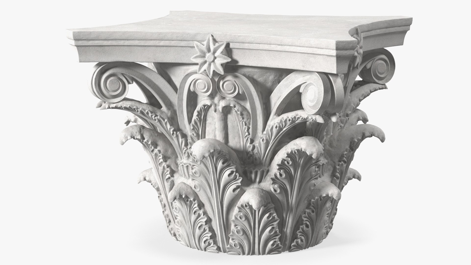 Corinthian Column Capital 3D - TurboSquid 2219486