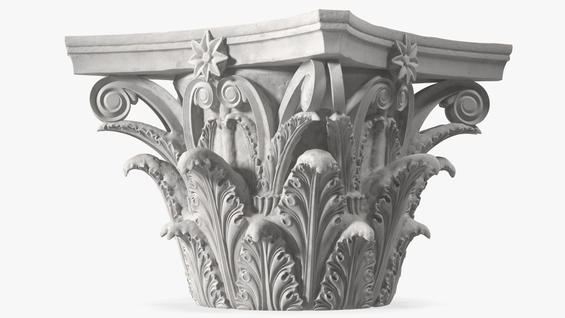 Corinthian Column Capital 3D - TurboSquid 2219486
