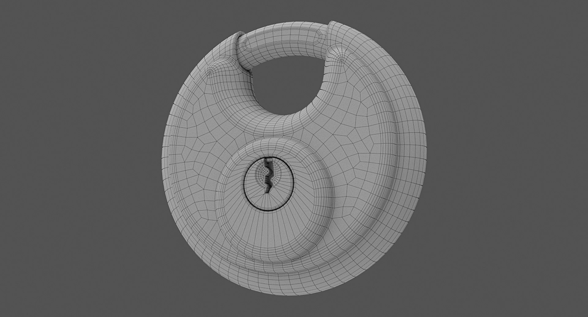 Disc Padlock 3D - TurboSquid 1186549