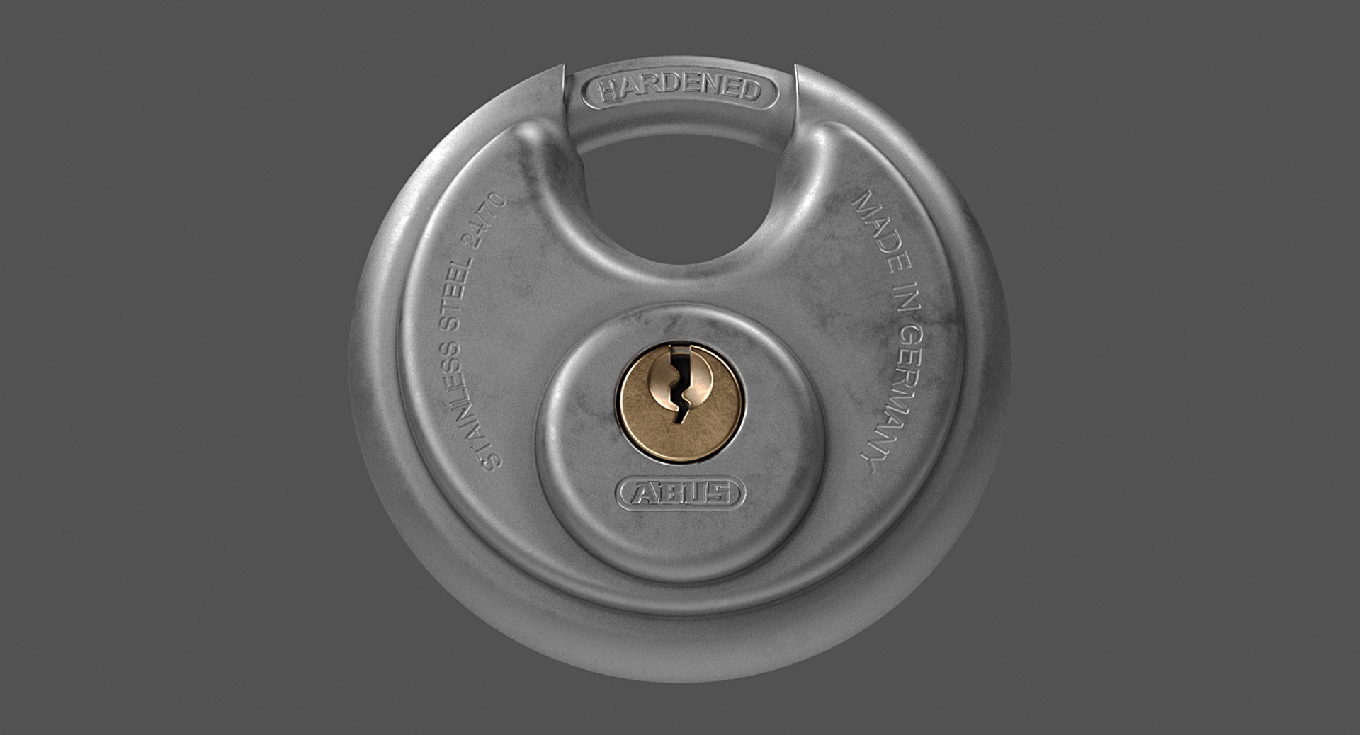 Disc Padlock 3D - TurboSquid 1186549