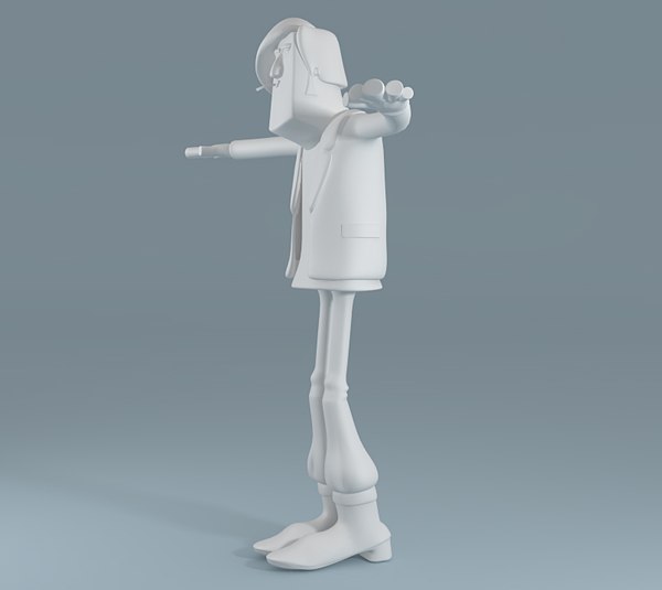 man cartoon 3d model