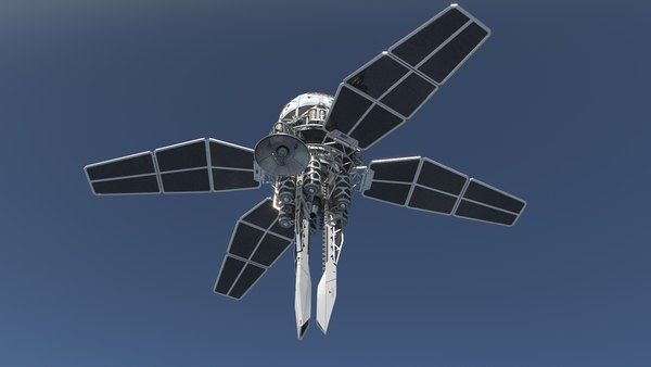 3D sci-fi orbital cannon - TurboSquid 1515214