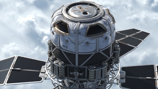 3D sci-fi orbital cannon - TurboSquid 1515214