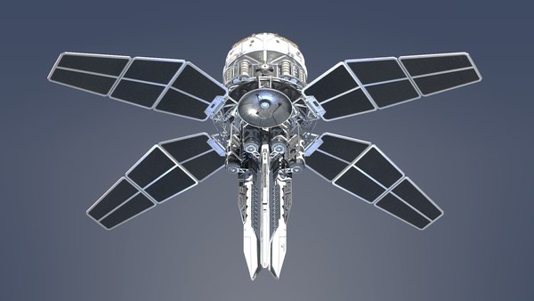 3D sci-fi orbital cannon - TurboSquid 1515214