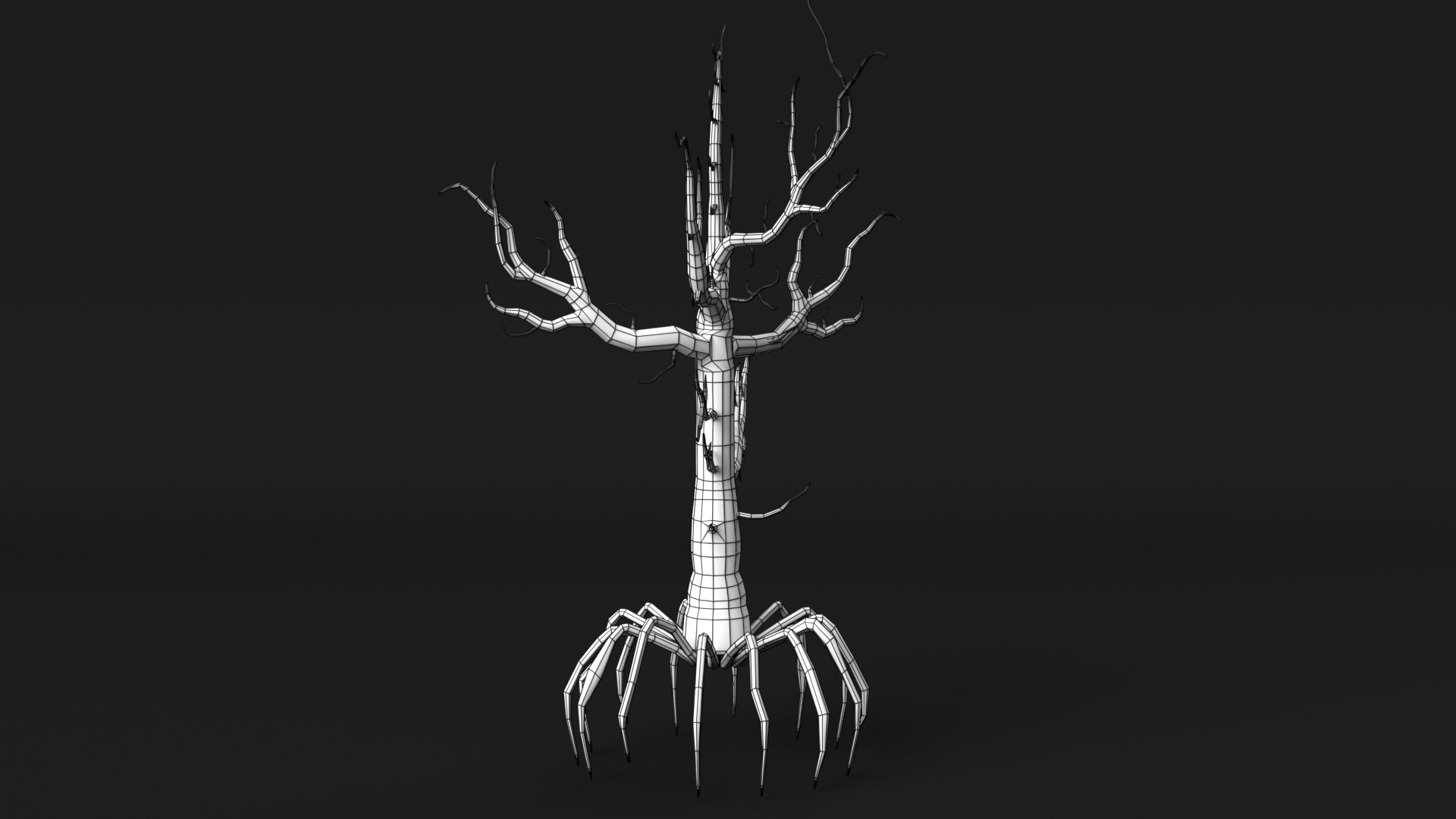 3D Spooky Tree 4 model - TurboSquid 1944317