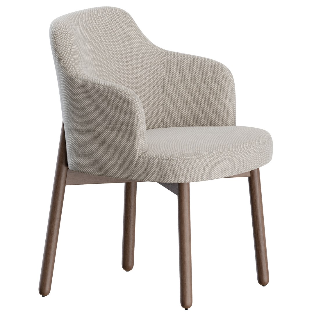Abby Dining Chair By Porada 3D Model - TurboSquid 2363048