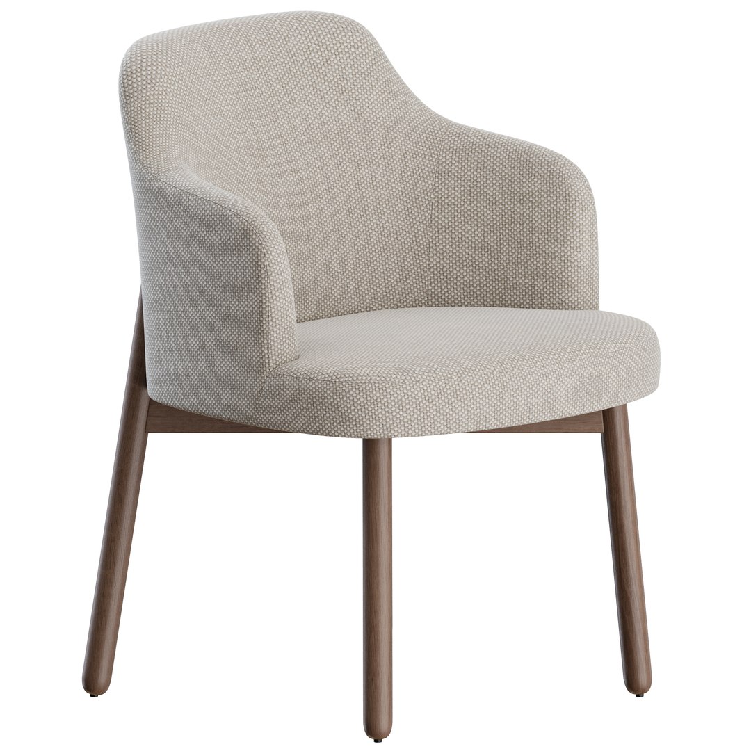 Abby Dining Chair By Porada 3D Model - TurboSquid 2363048