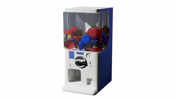modelo 3d Máquina de gacha de cápsulas de estilo japonés - TurboSquid ...