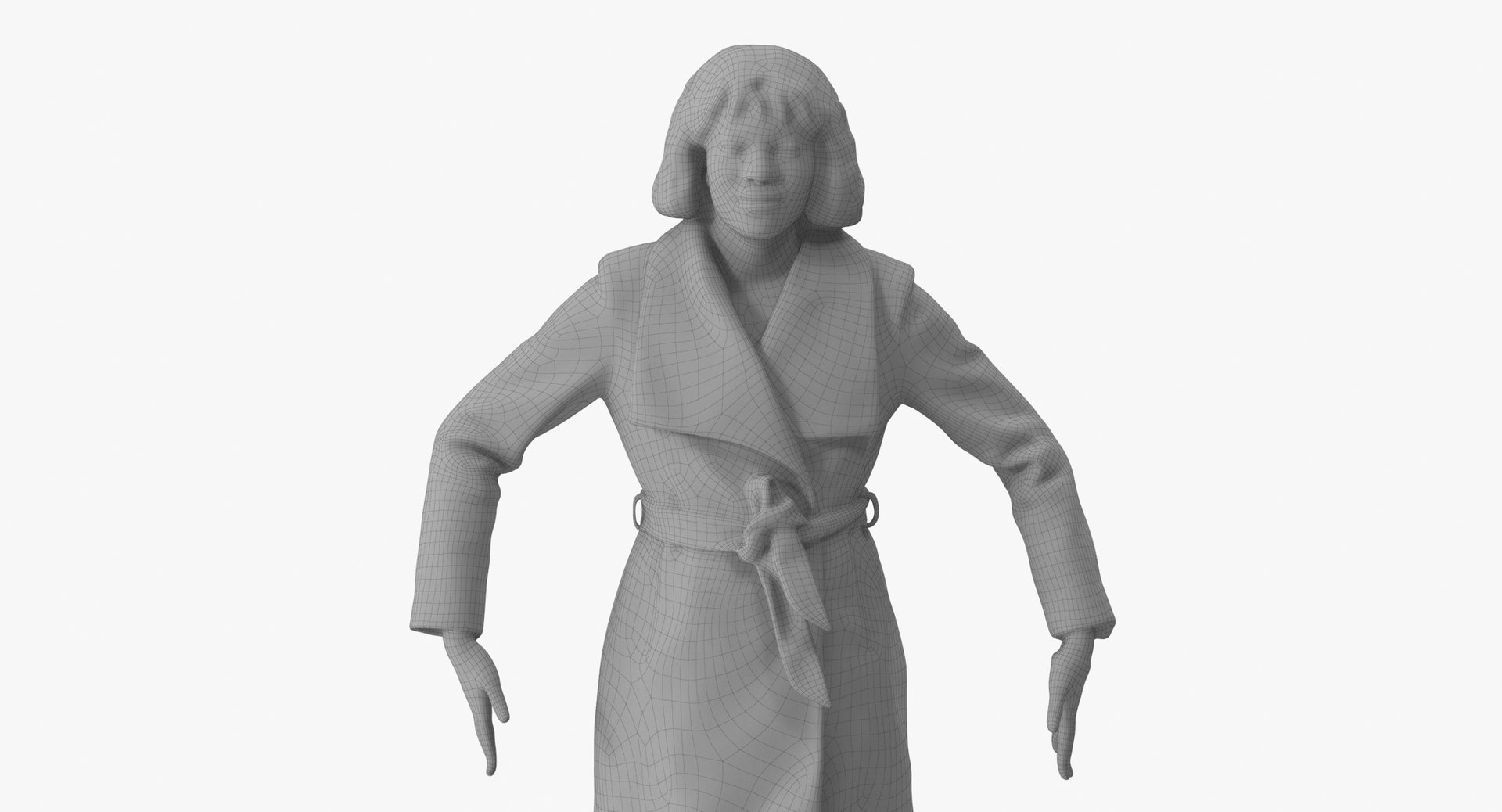 3D Aaliyah Casual Winter A Pose model - TurboSquid 2020922