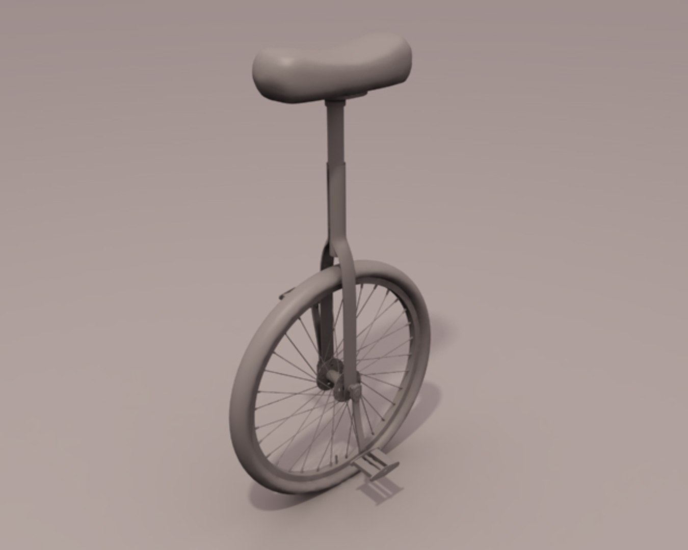 Unicycle 3d Model