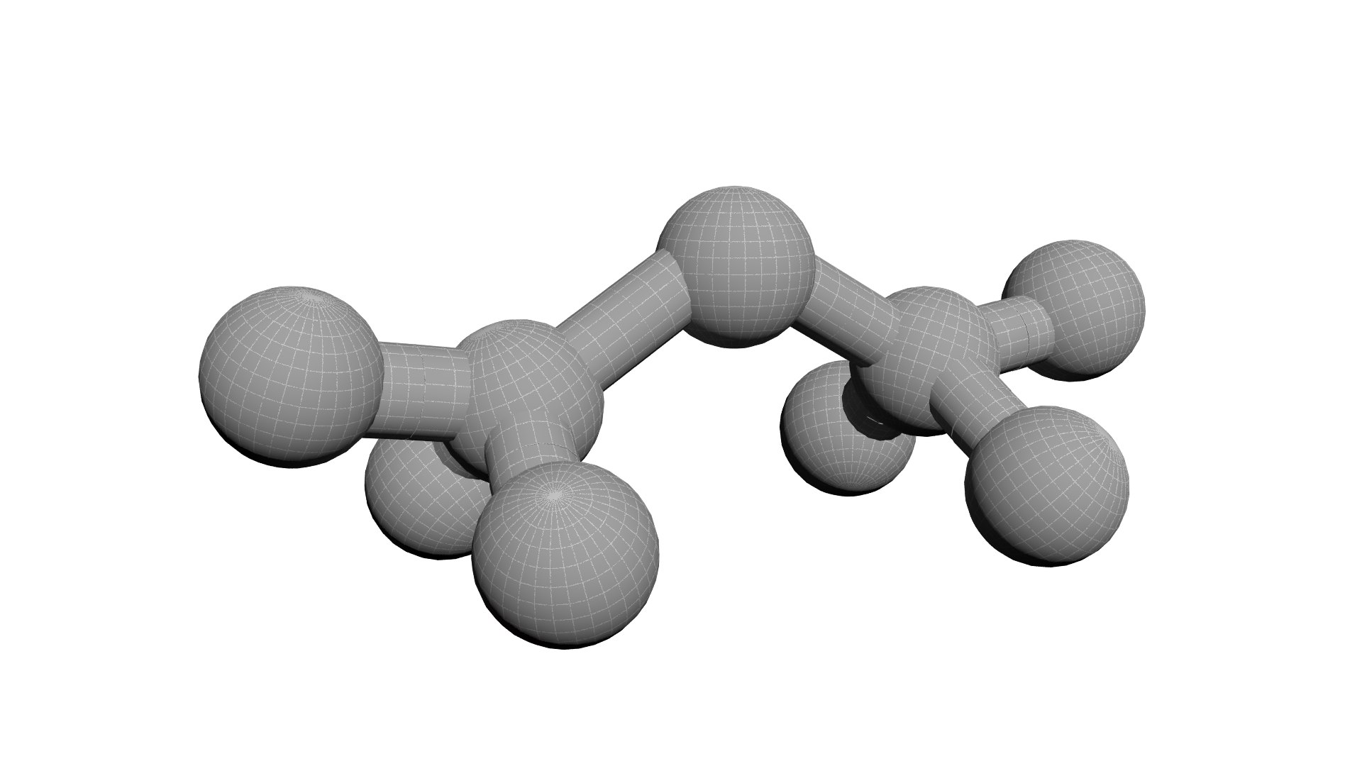 C2h6o Dimethyl Ether 3D - TurboSquid 1424020
