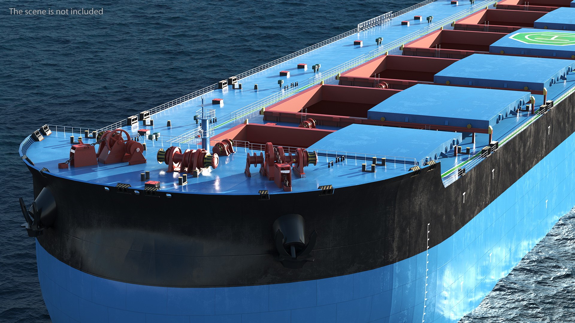 Bulk Carrier Ship Empty 3D model - TurboSquid 1900292
