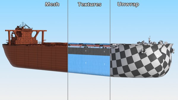 Bulk Carrier Ship Empty 3D model - TurboSquid 1900292