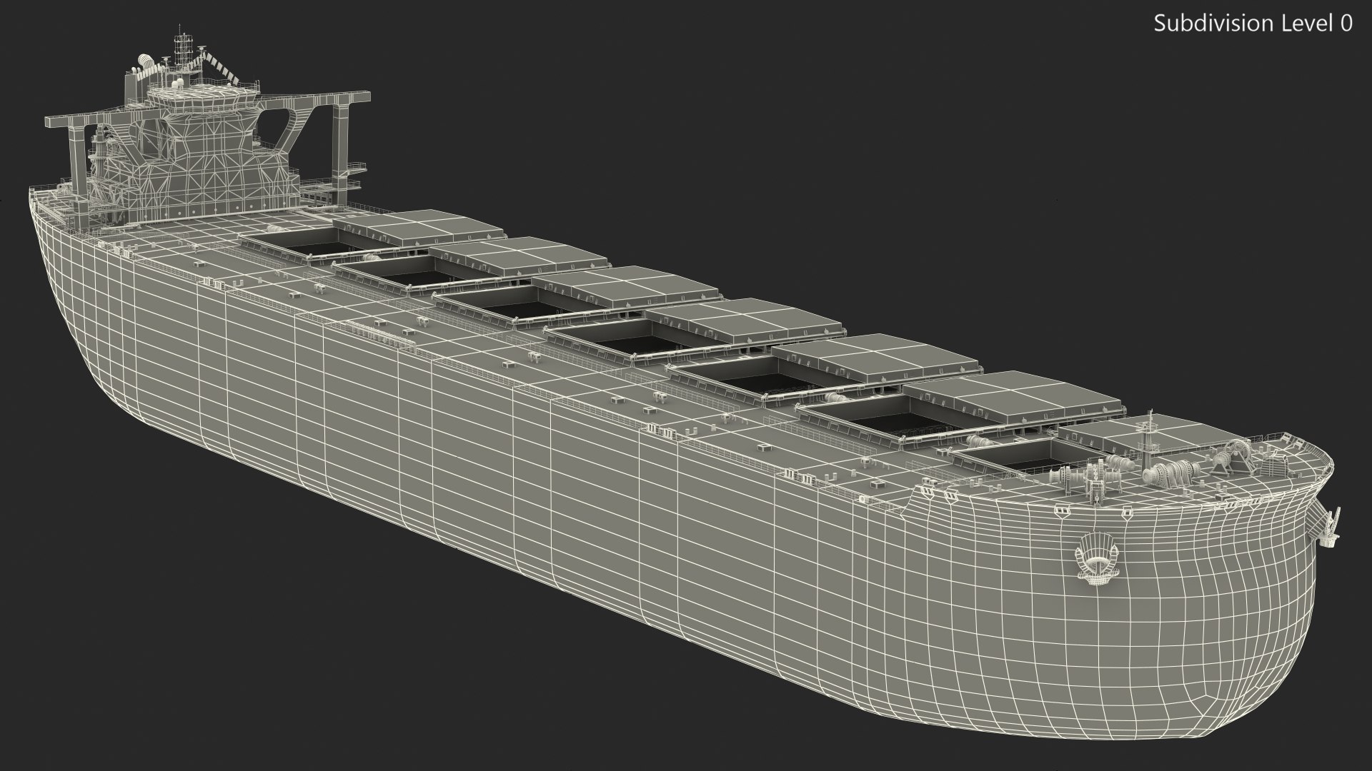 Bulk Carrier Ship Empty 3D model - TurboSquid 1900292