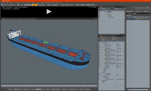 Bulk Carrier Ship Empty 3D model - TurboSquid 1900292