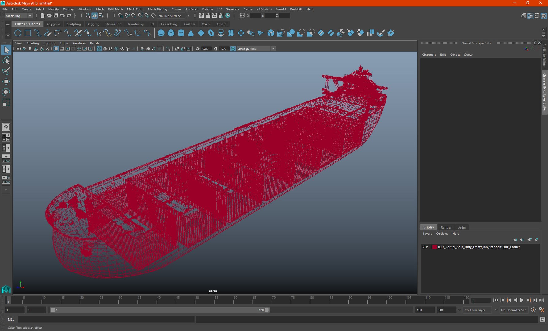 Bulk Carrier Ship Empty 3D model - TurboSquid 1900292