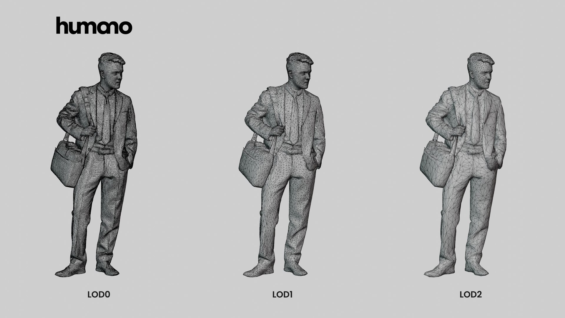 Humano Posed Standing Man 0341878 3D Model - TurboSquid 2083375