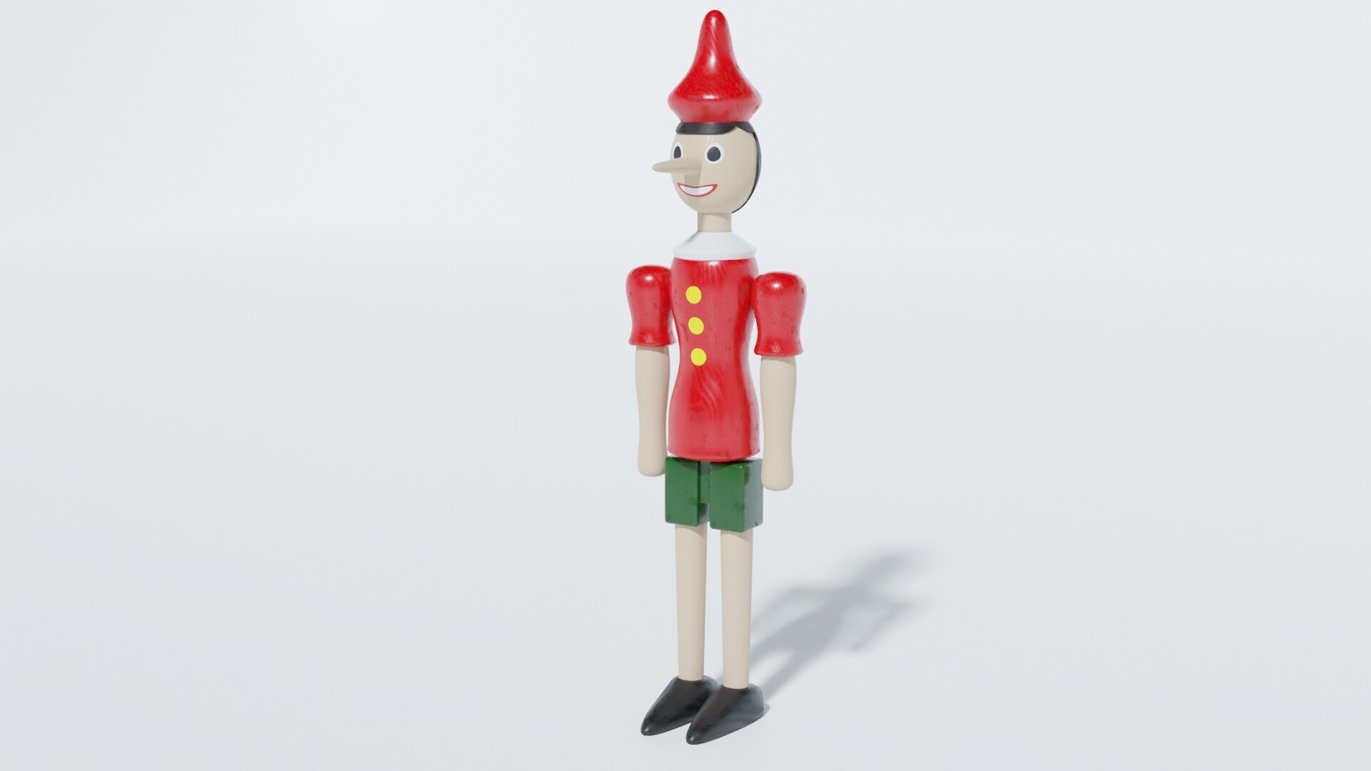 3D Puppet Pinocchio Model - TurboSquid 1543919