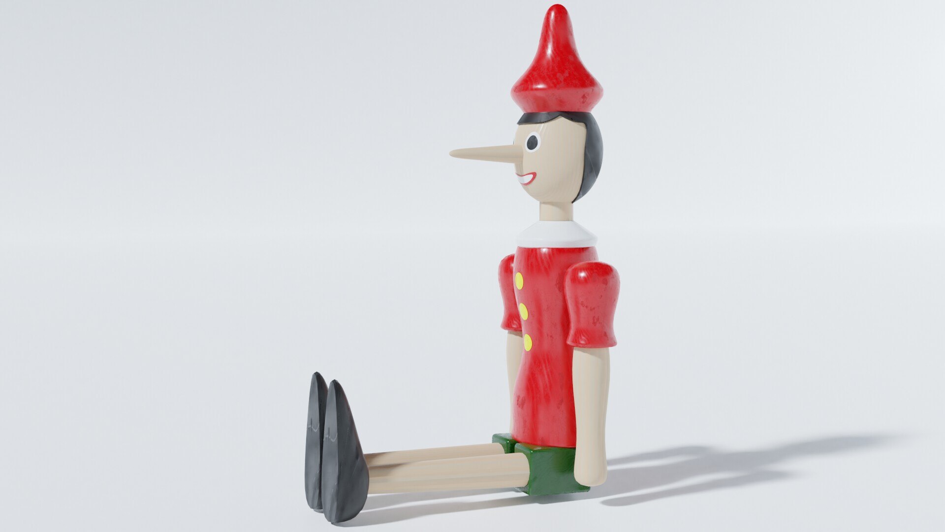3D Puppet Pinocchio Model - TurboSquid 1543919