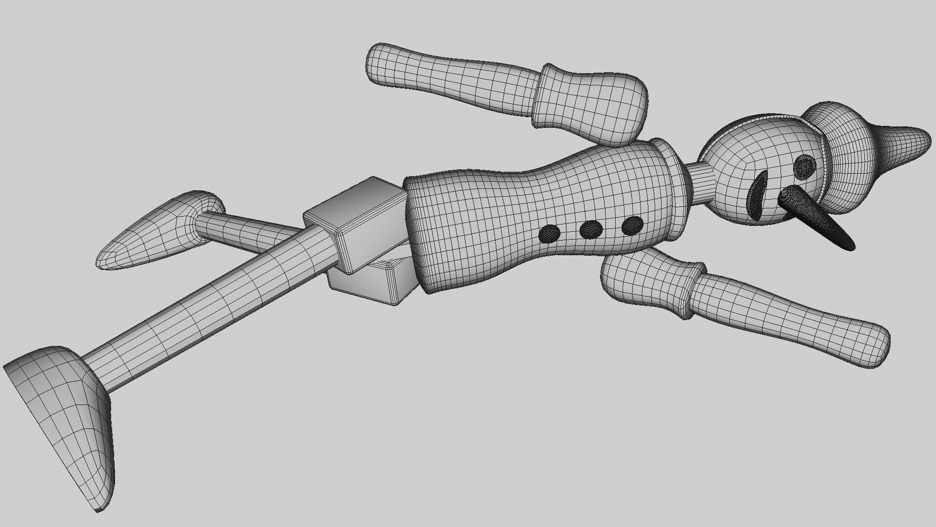 3D Puppet Pinocchio Model - TurboSquid 1543919