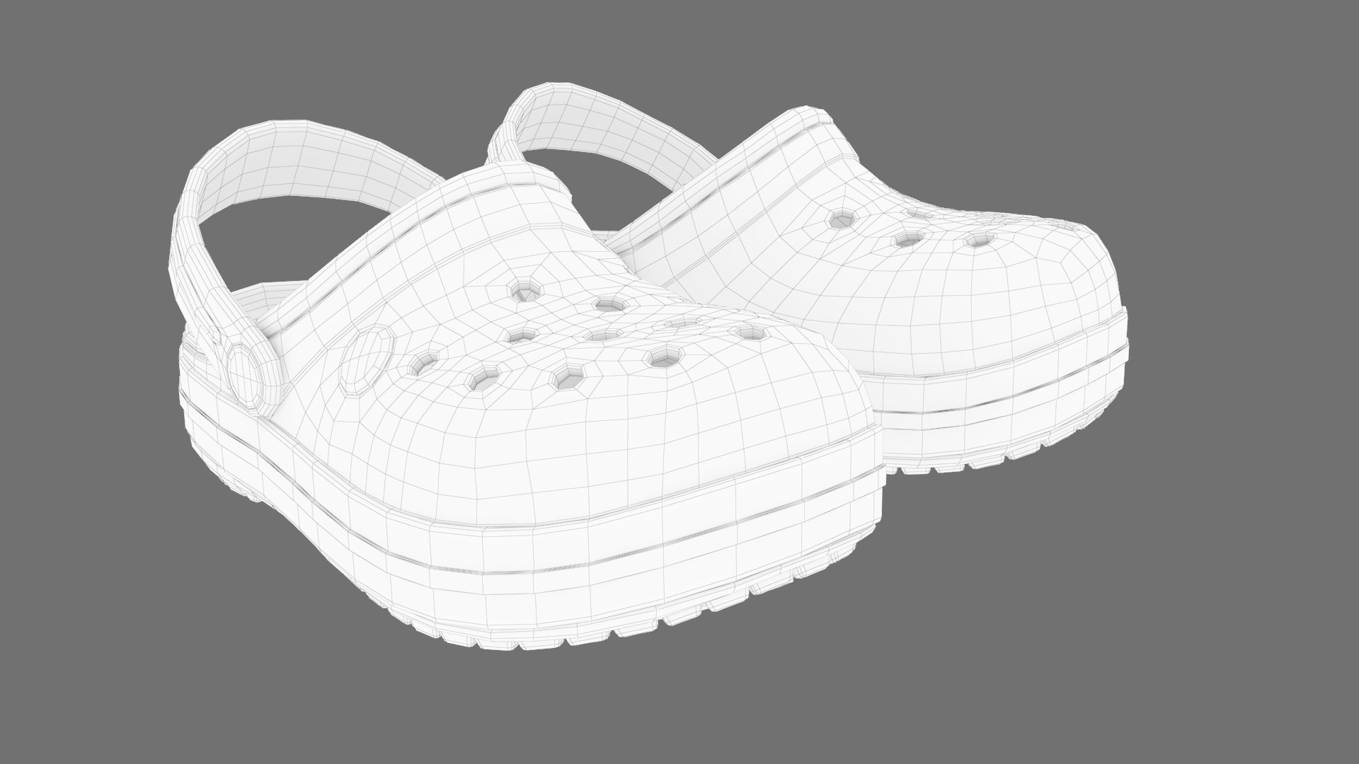 Crocs sabot unisex 3D model - TurboSquid 1478476